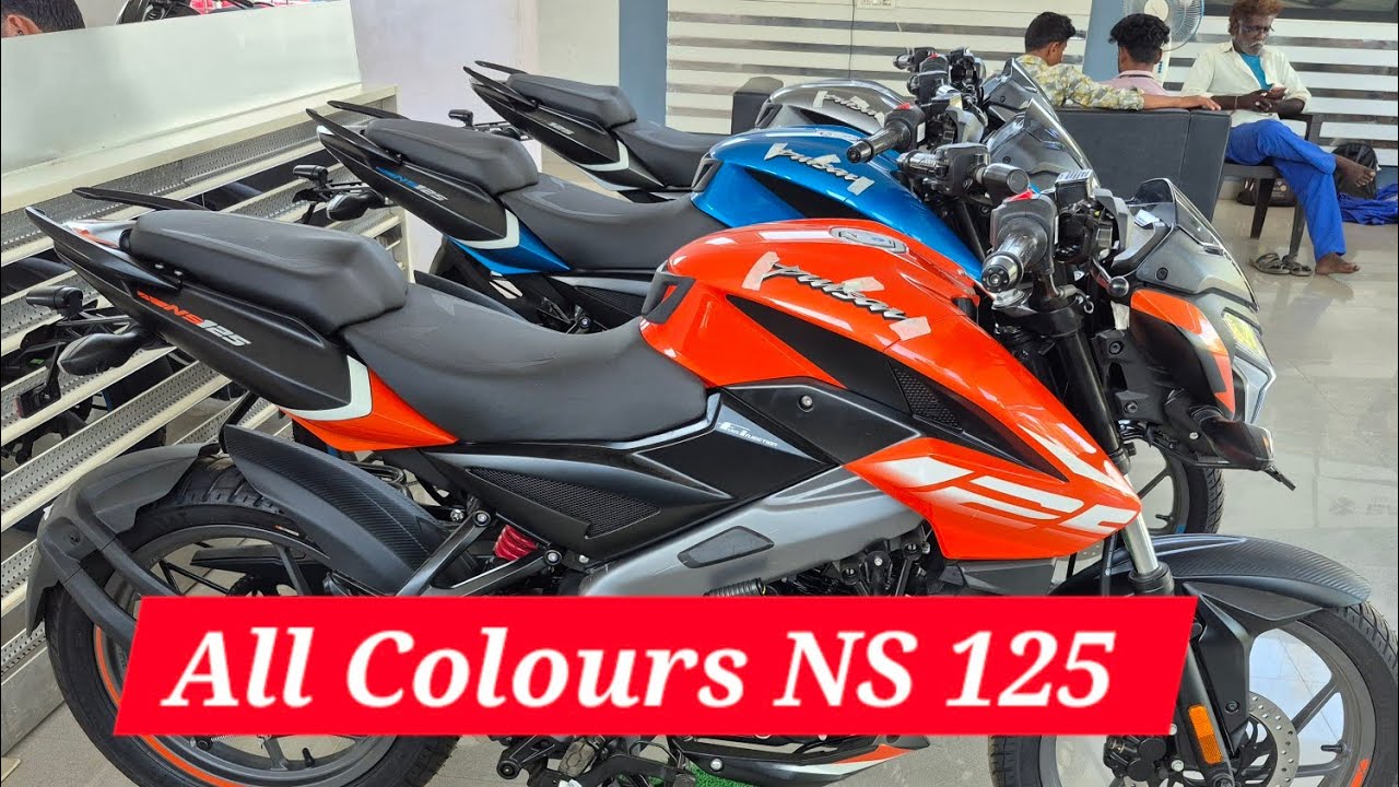All New ABS Pulsar NS 125 All Colours 2025 🔥 orange blue grey white red ...