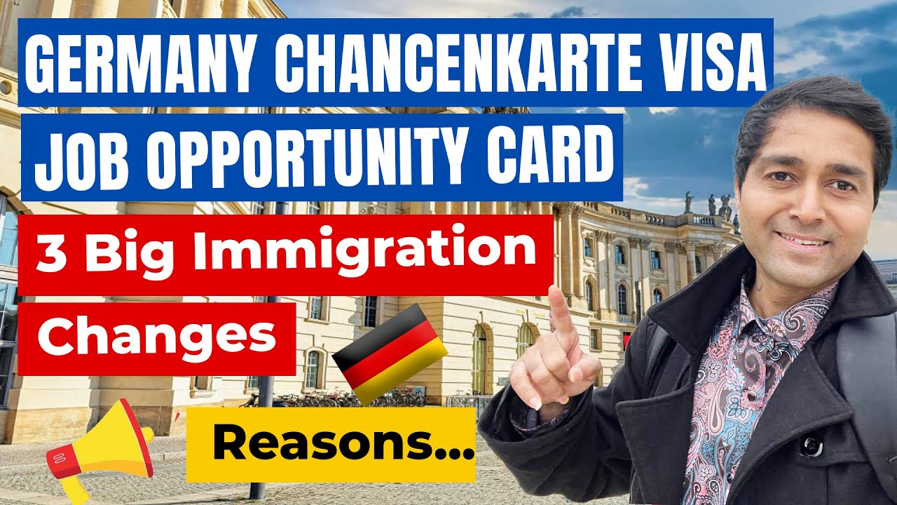 Germany Chancenkarte Visa New Immigration Law | Big Changes ! German ...
