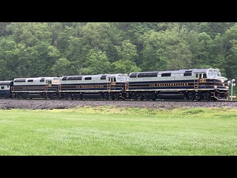 CSX F40PH-2 #1, #2, & #3 | Frankfort Kentucky Railfanning - YouTube