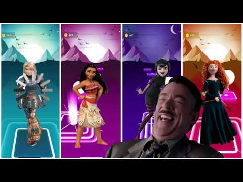 DON’T BLINK CHALLENGE Princess Mavis VS Moana VS Astrid #81