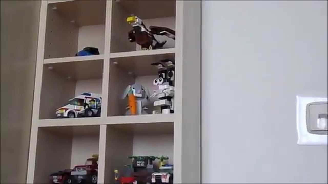 New display shelves for my LEGOs - YouTube