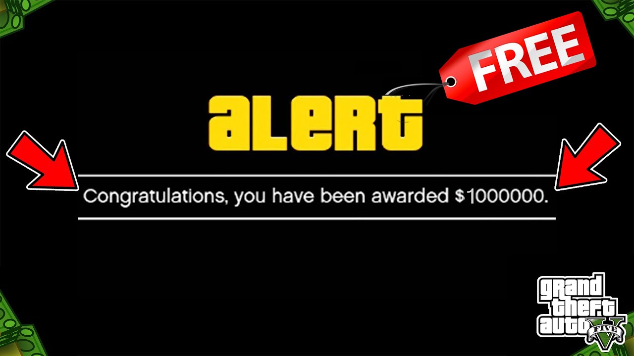 How To Get Your FREE $1,000,000 In GTA 5 Online! - YouTube