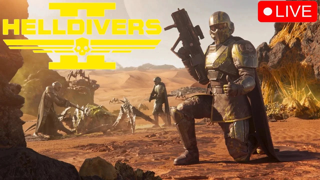 PLAYING HELLDIVERS 2! FIRST TIME EVER!!! - YouTube