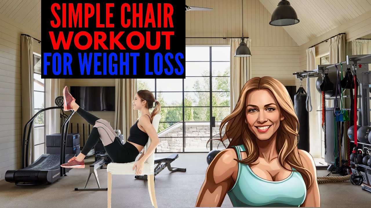 Total Body Chair Workout For Weight Loss | At Home Workout With No ...