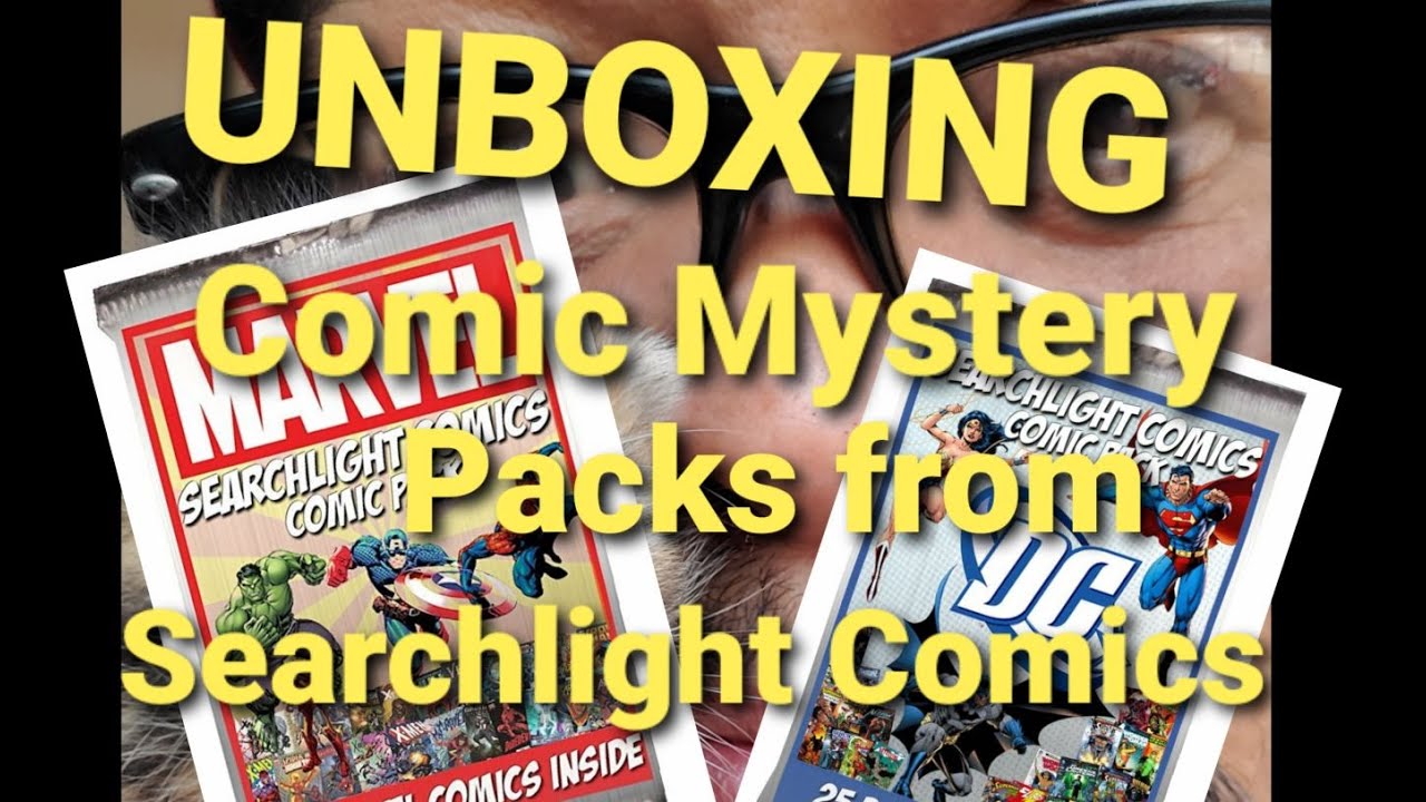 Unboxing Comic mystery pack from Searchlight Comics (DC only) - YouTube