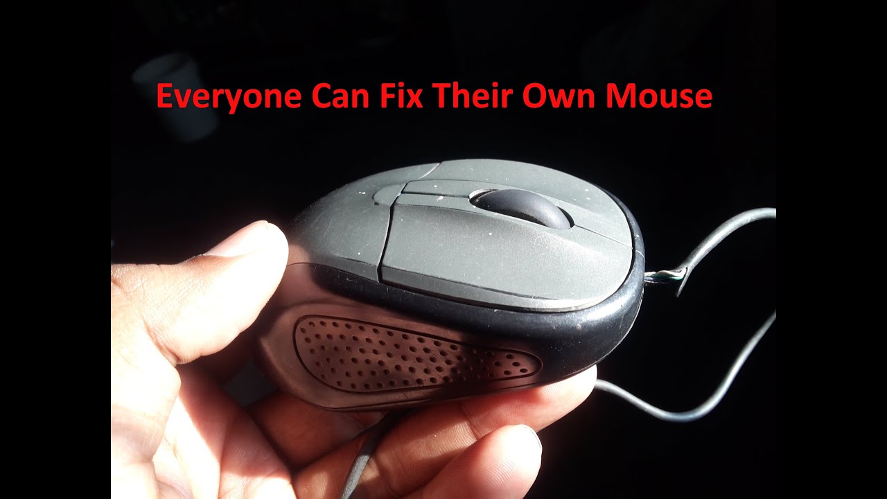 How to repair/fix faulty mouse. - YouTube