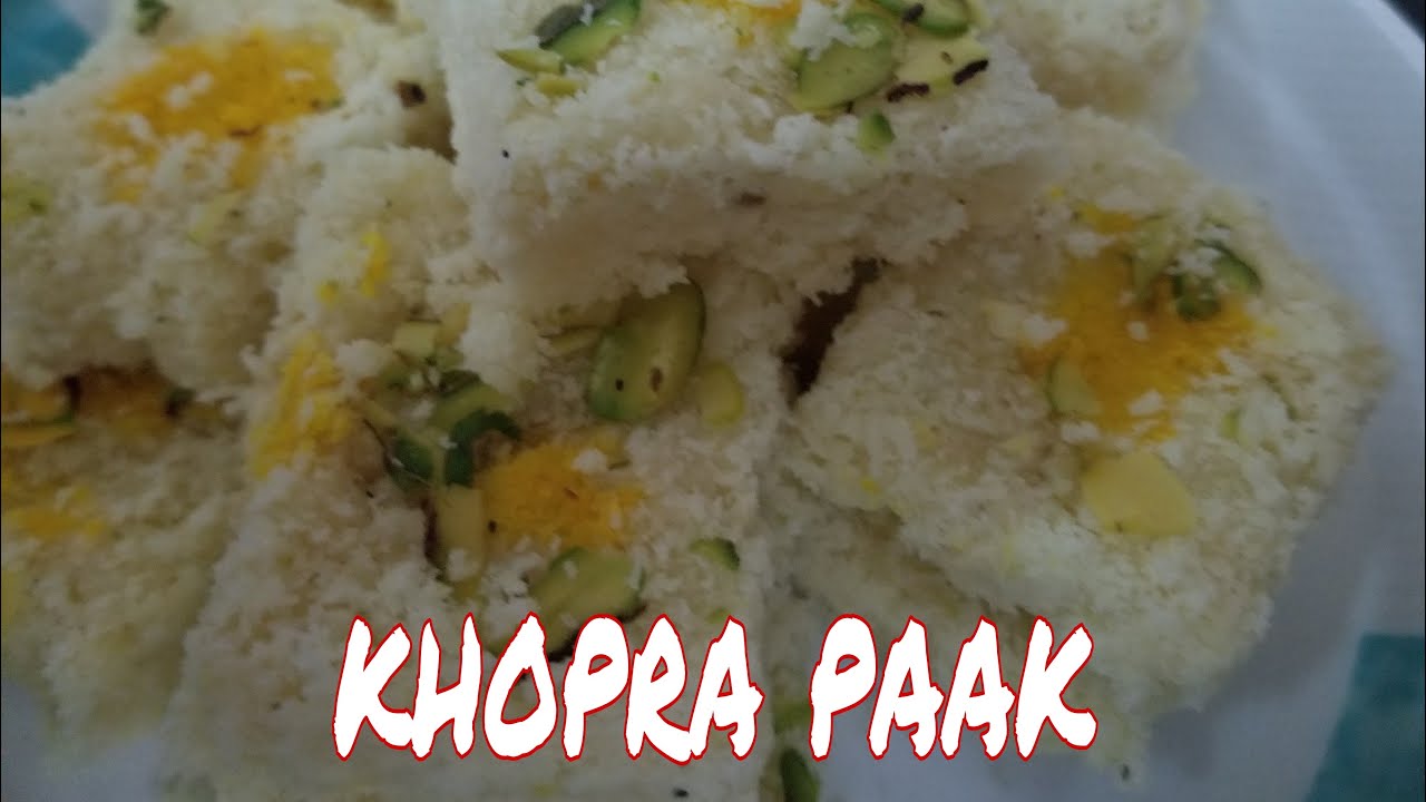 दिवाली पर बनाये Simple & Easy KHOPRA PAAK Recipe By Namrata's Rasoi ...