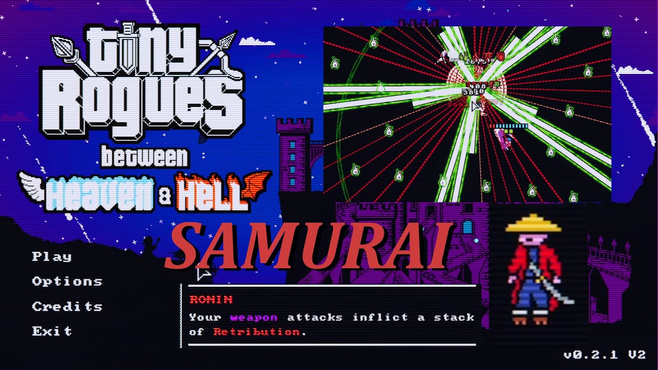 Samurai is one of the strongest characters in Tiny Rogues - YouTube