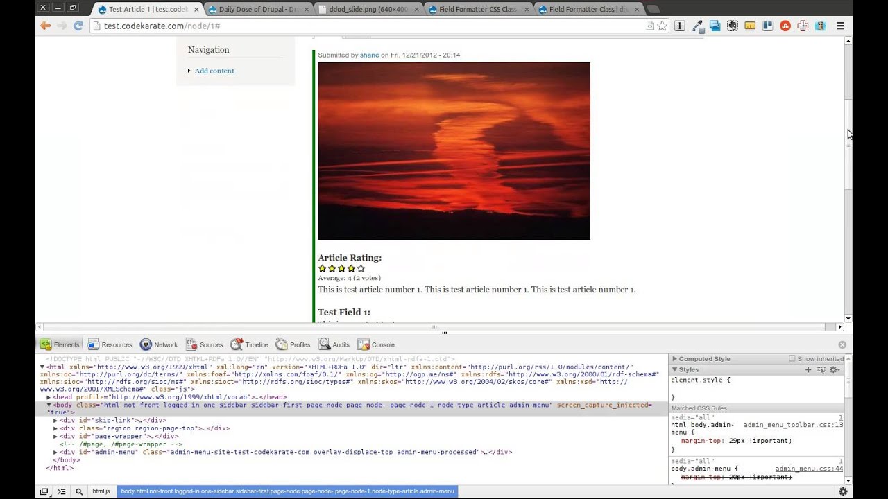 Drupal 7 Field Formatter Css Class Module Daily Dose Of Drupal 5372