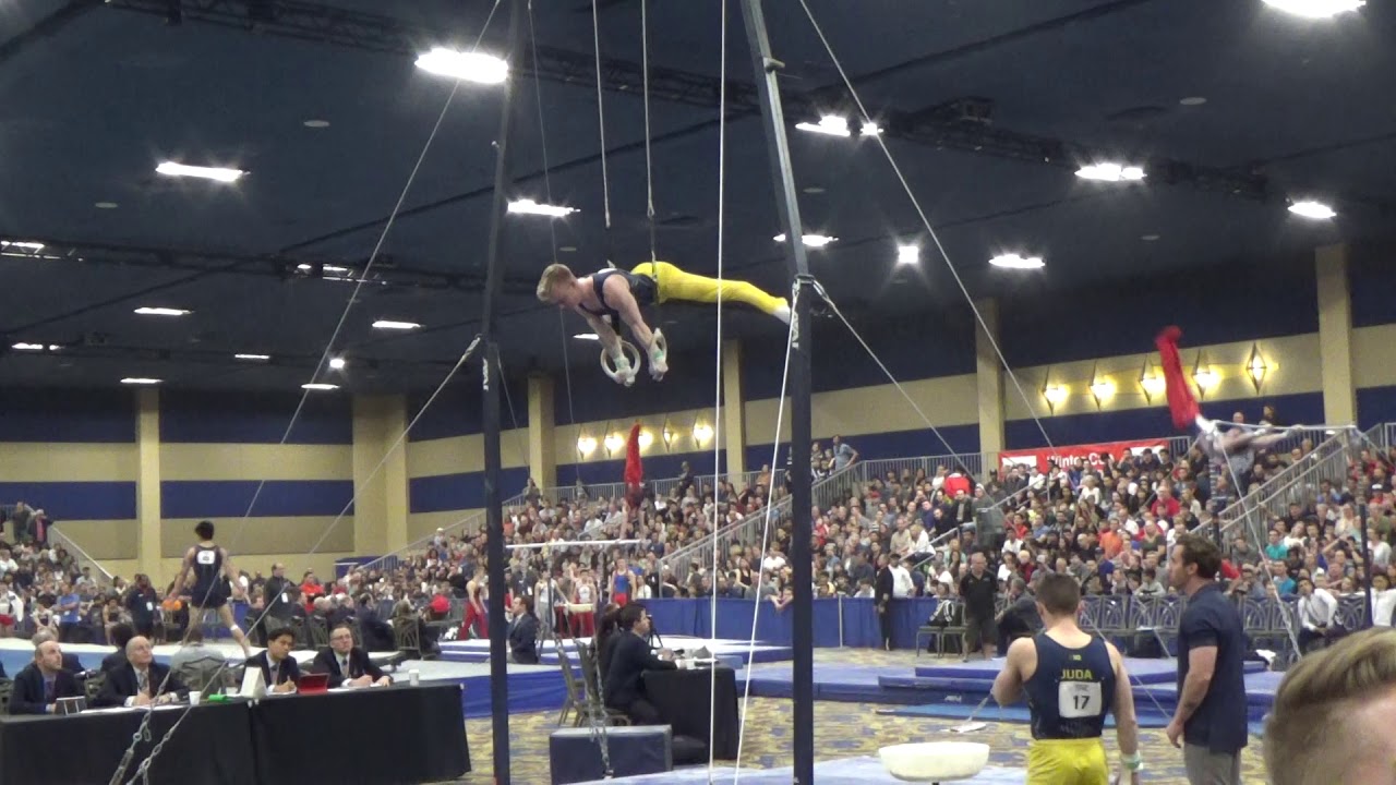 Cameron Bock - Still Rings - 2020 Winter Cup Finals - YouTube