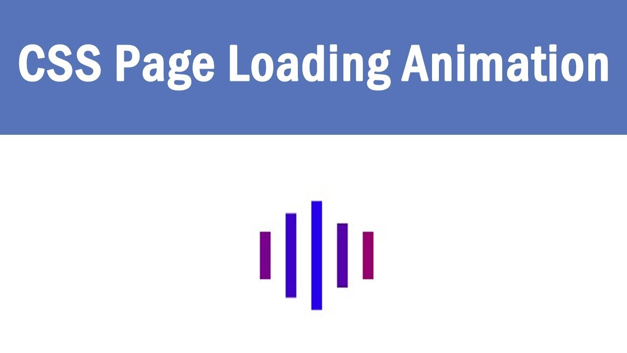 CSS Page Loading Animation| Facebook page loader | CSS Animation ...