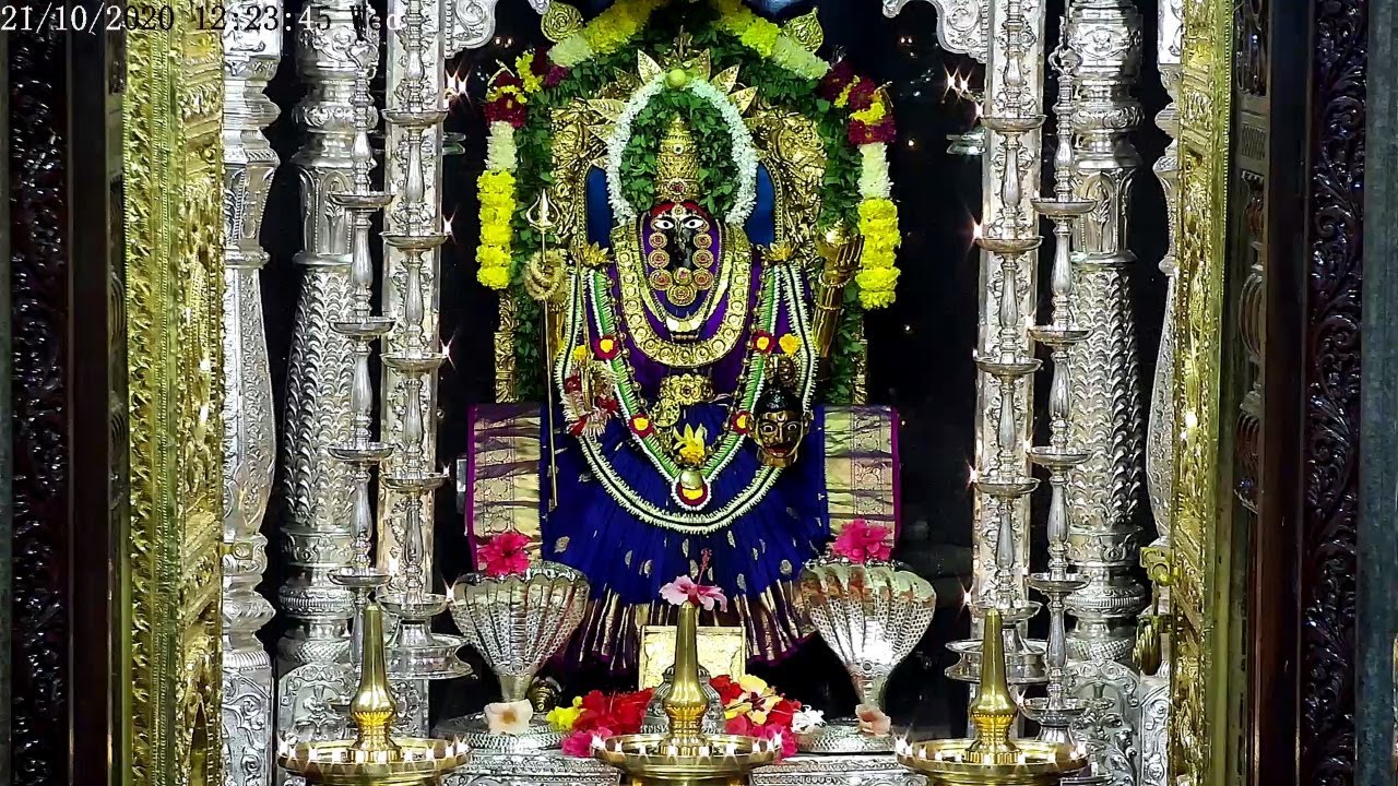 Shree Mahalasa Narayani Mahamangalarati Live 21st October 2020 - YouTube