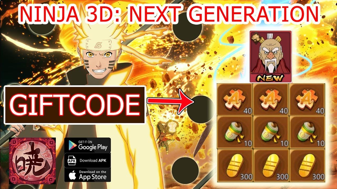 Ninja 3D Next Generation & 8 Giftcodes - Free S Ninja & 40 Summon ...