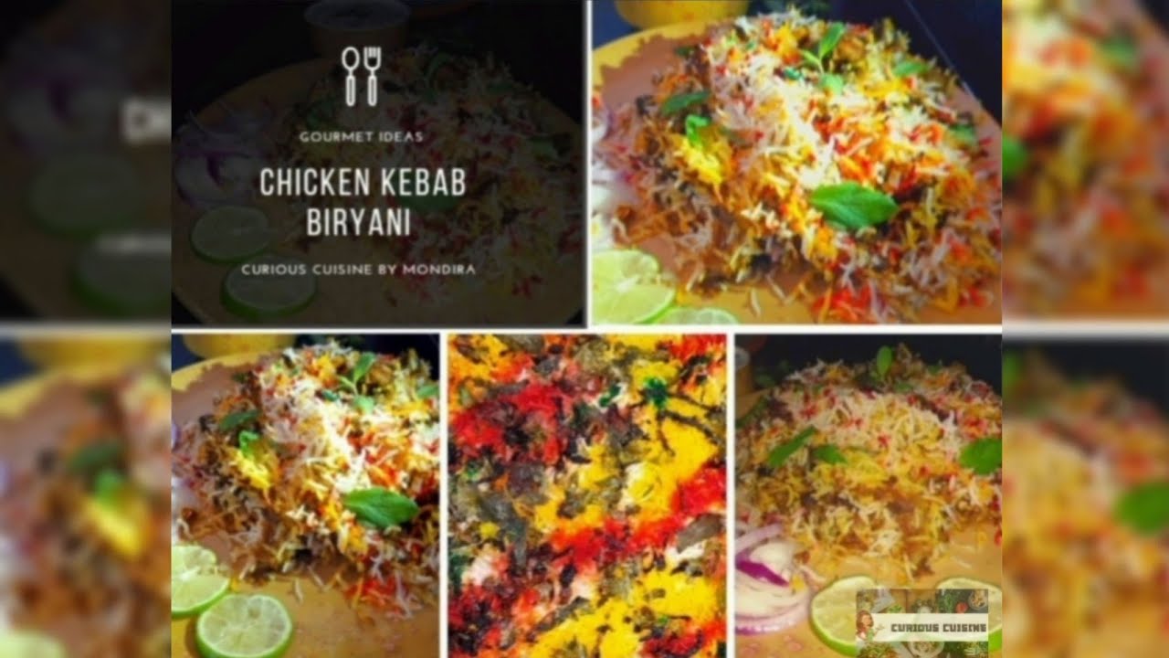 Chicken Kebab Biryani || Mazedar, easy and quick recipe || Boneless ...