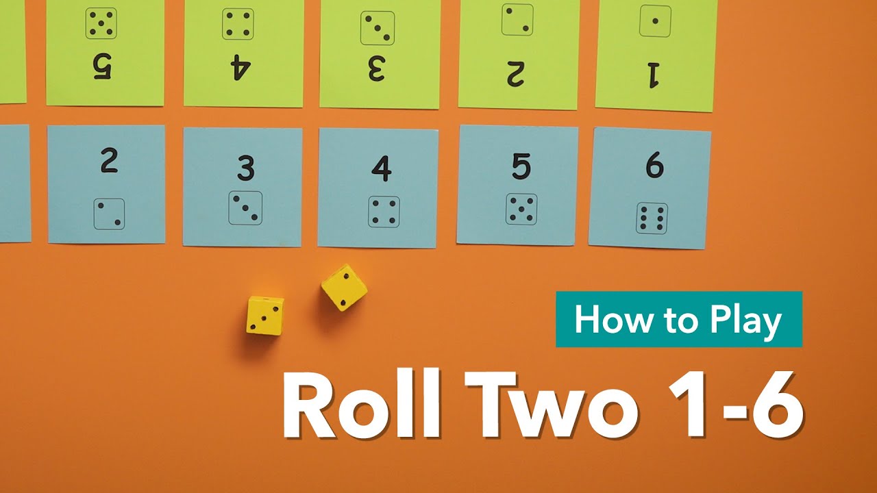 Roll Two 1-6 | How to learn addition while having fun! - YouTube