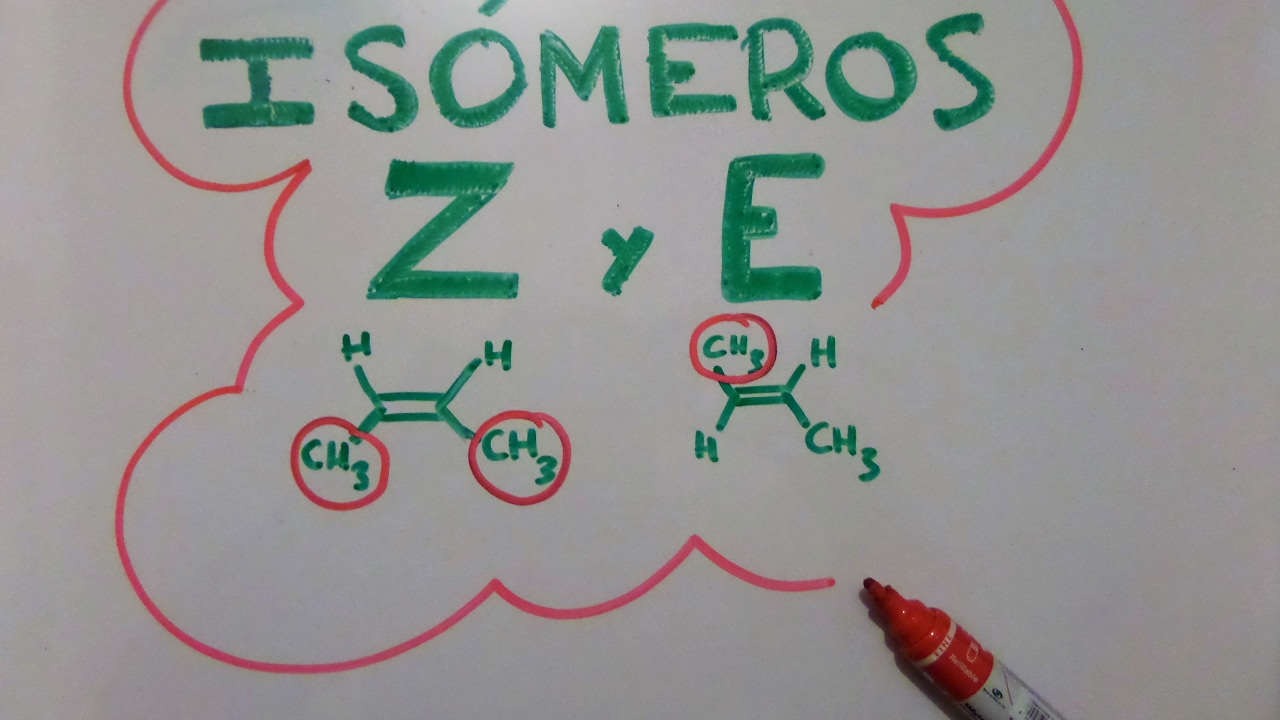 Isomeros Z y E | Isomeria geometrica CIS y TRANS - YouTube