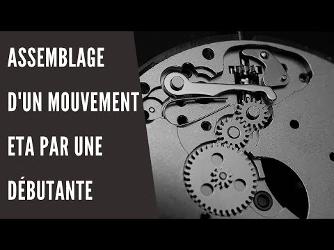 Montage du mouvement ETA 6497-1 par une débutante - YouTube