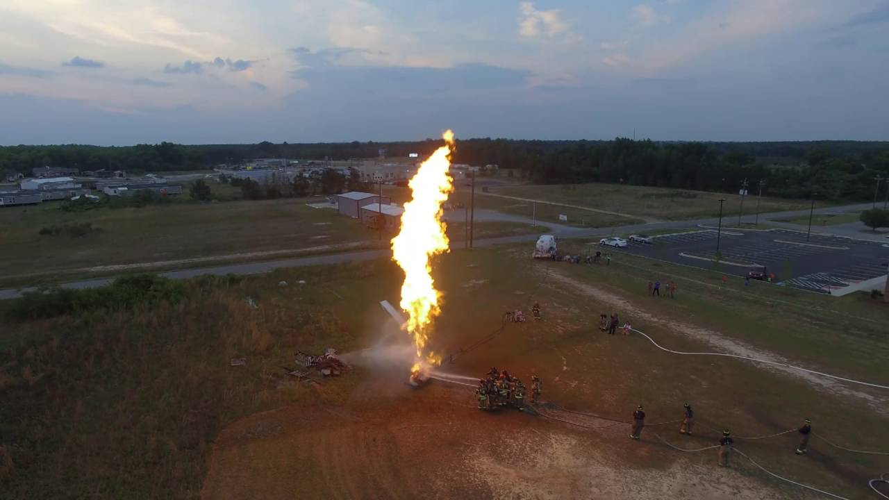 Laurens County Fire Dept. Pressurized Container Training - YouTube
