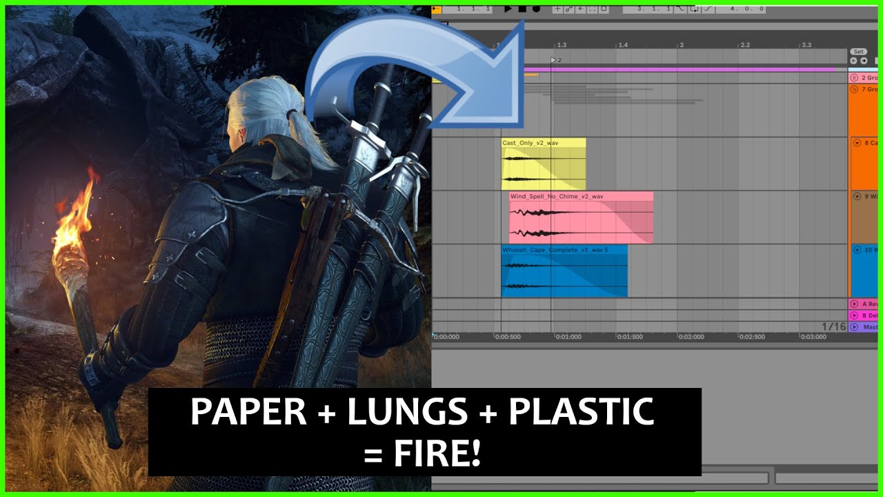 Creating a Fire Sound Effect from Scratch - Easy Method - YouTube