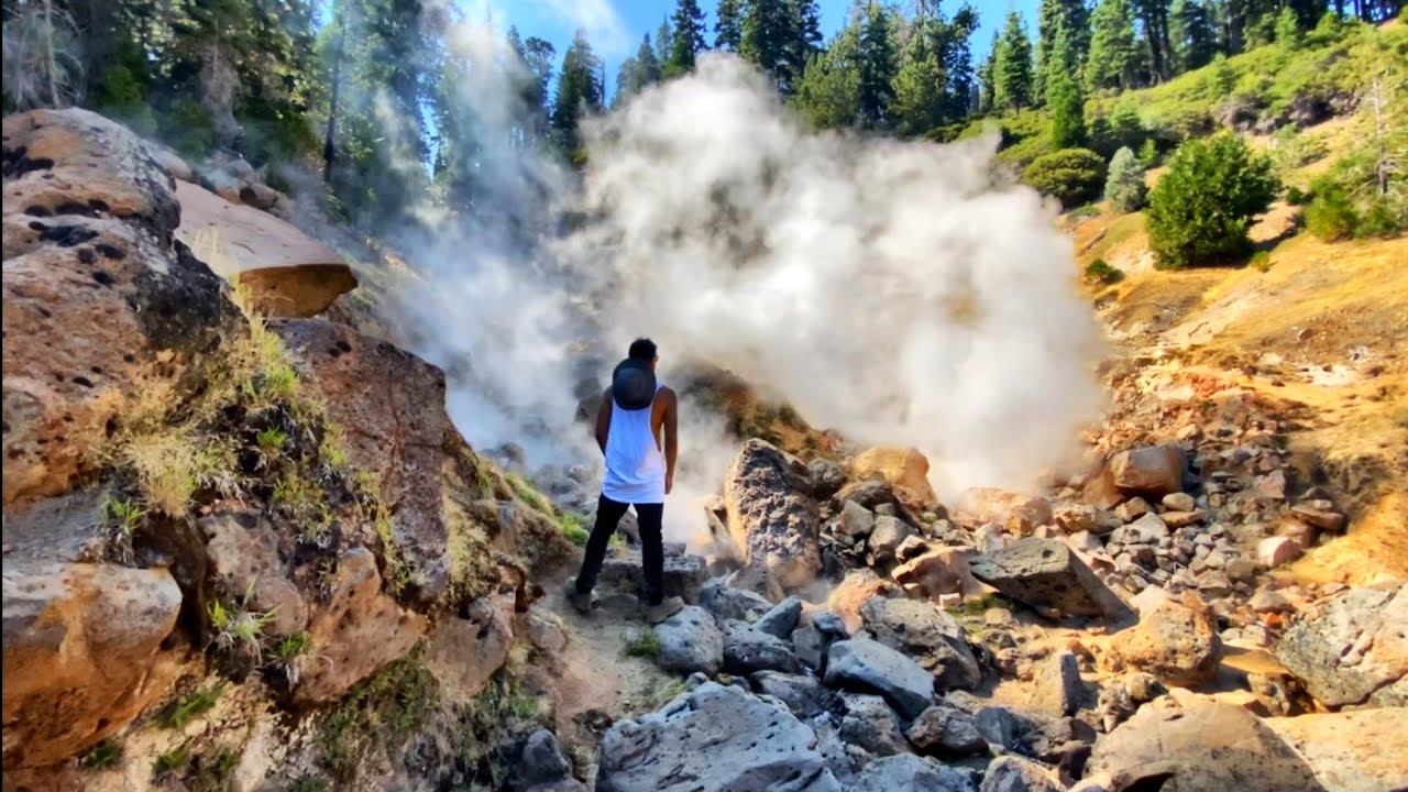 Lassen Volcanic National Park, Terminal Geyser & Boiling Spring Lake ...