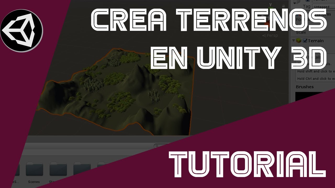 🌳COMO CREAR un TERRENO realista en UNITY 3D 🕹️ (tutorial para ...