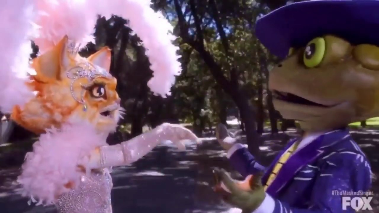 The frog X kitty masked singer (finale)THE FROG SHOUTS BABY!!!!!!!!!🐸🐸🐸 ...