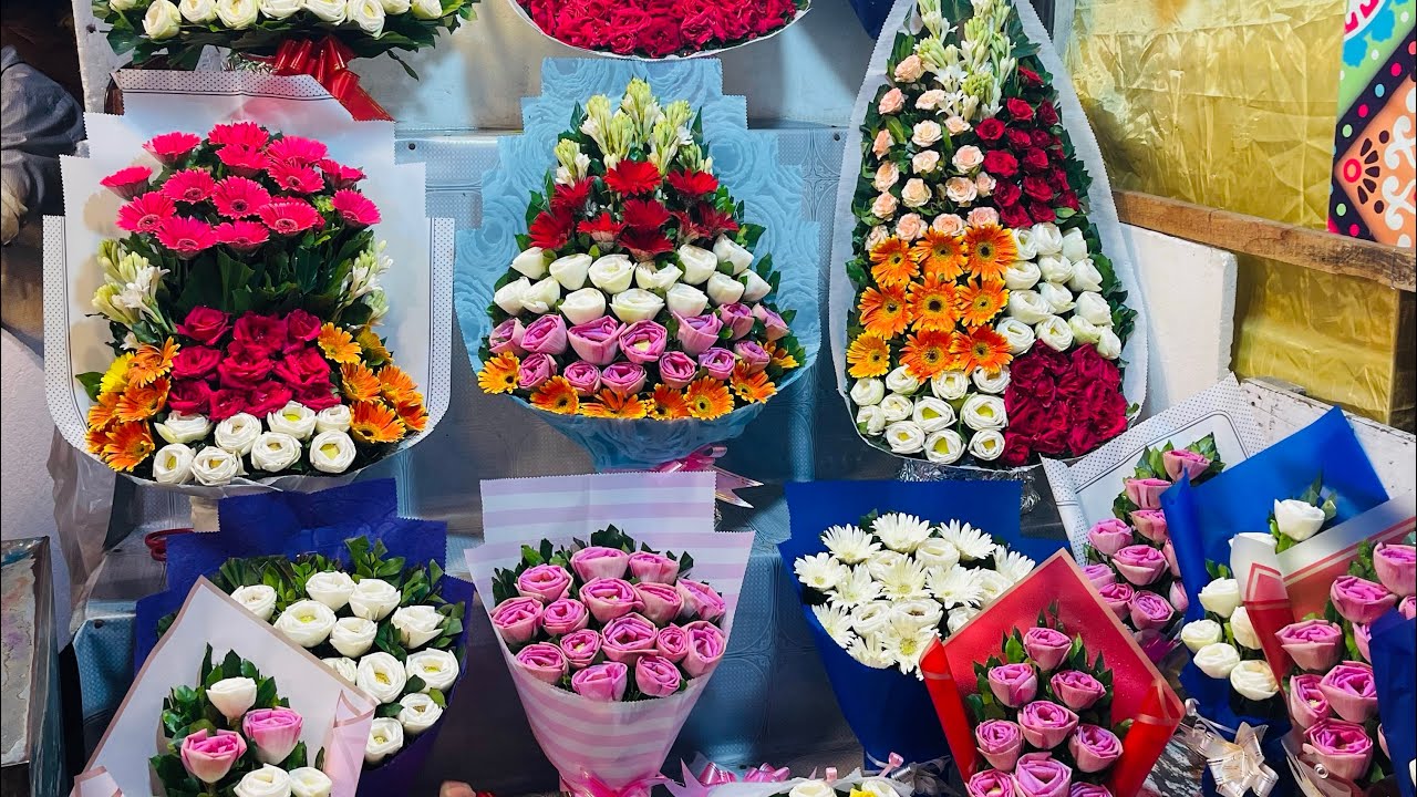 Shahbag flowers 🌹🌺 Market in Dhaka Bangladesh || All kind of flowers 💐 ...