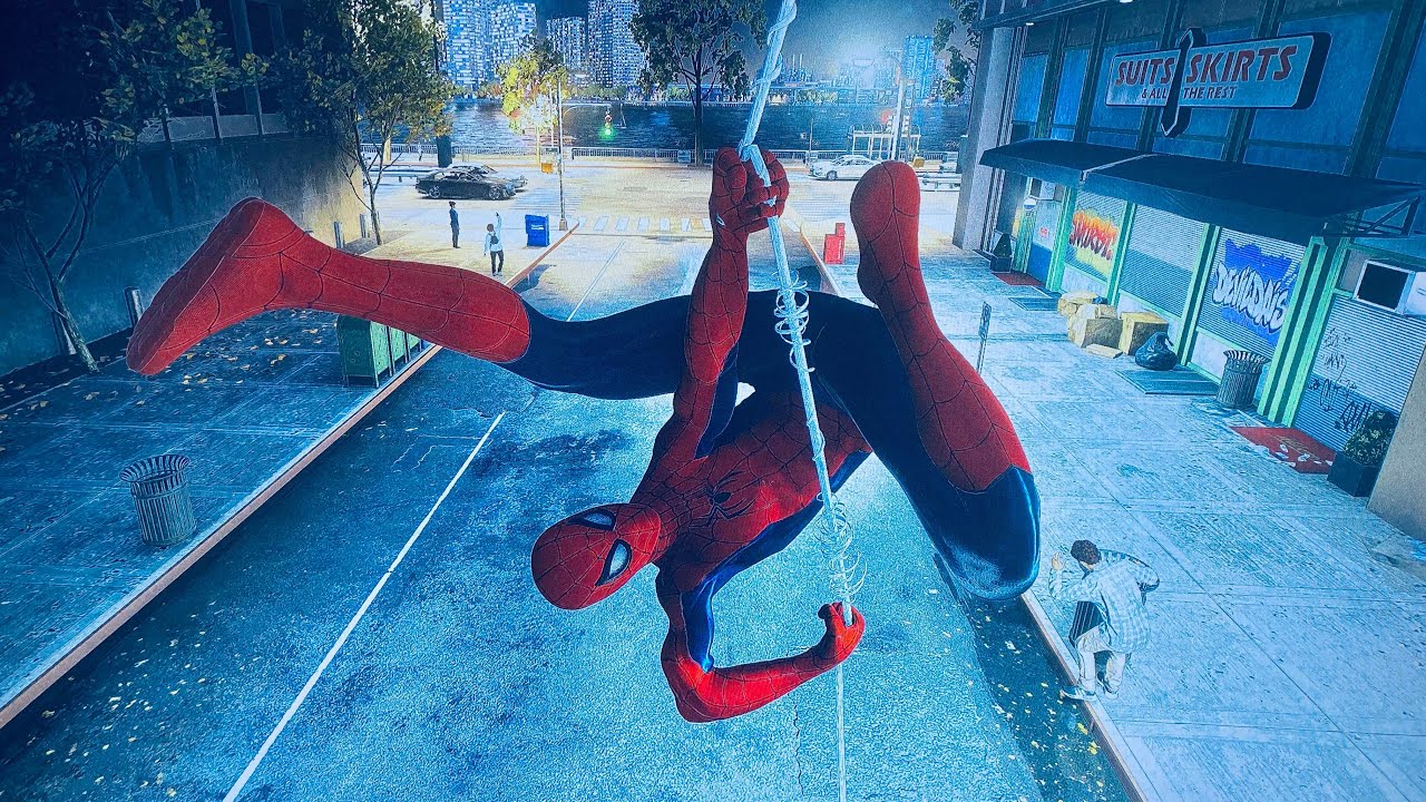 Marvel's Spider-Man 2 MCU Verse Tom Holland Final Swing Suit - YouTube