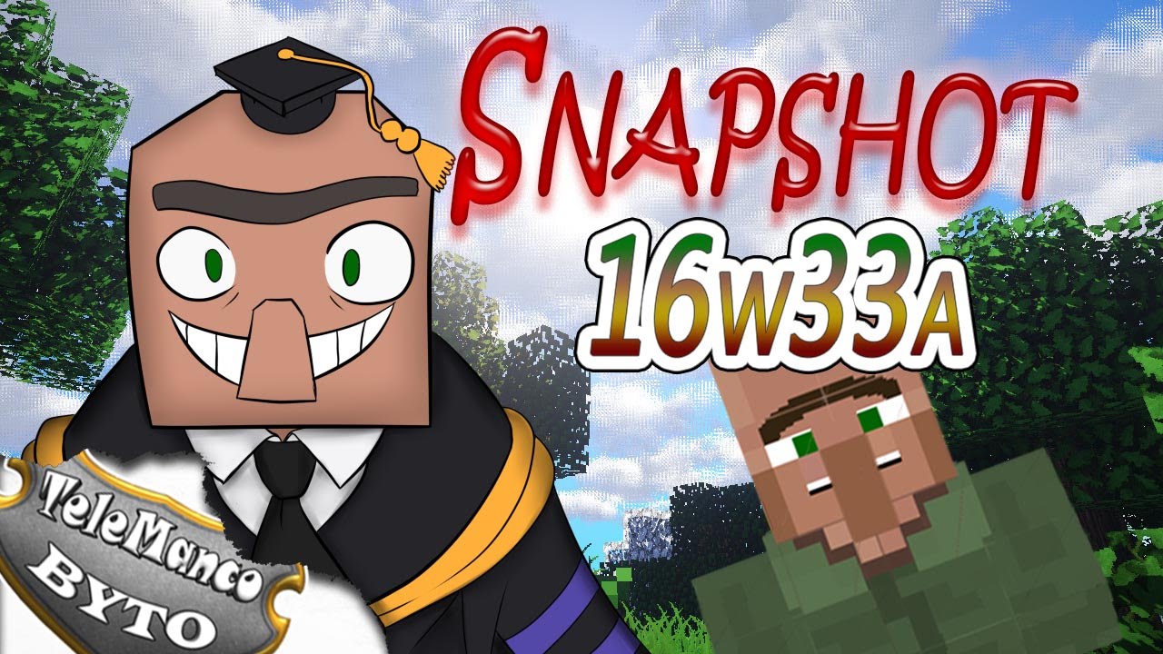 | Snapshot 16w33a | El aldeano verde vuelve | Byto | 720P | - YouTube
