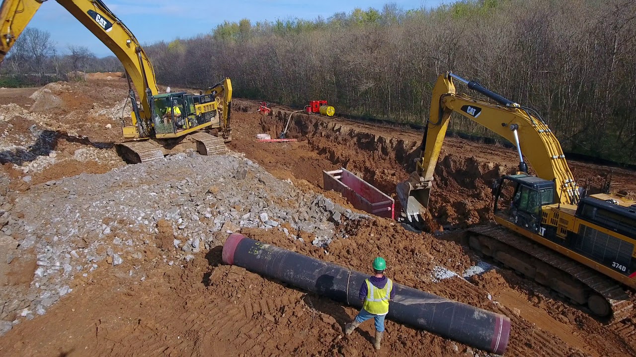 Franklin TN Ladd Park Interceptor Sewer - YouTube