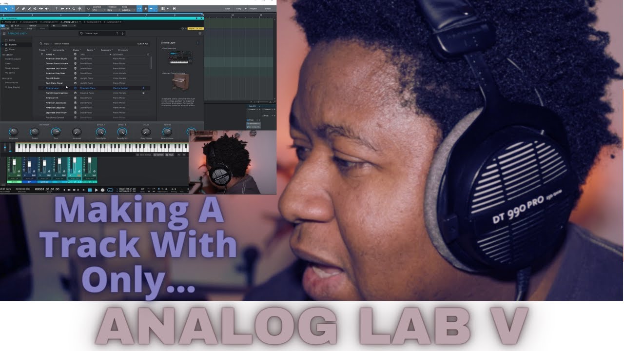 Making A Track With Only Analog Lab V - YouTube