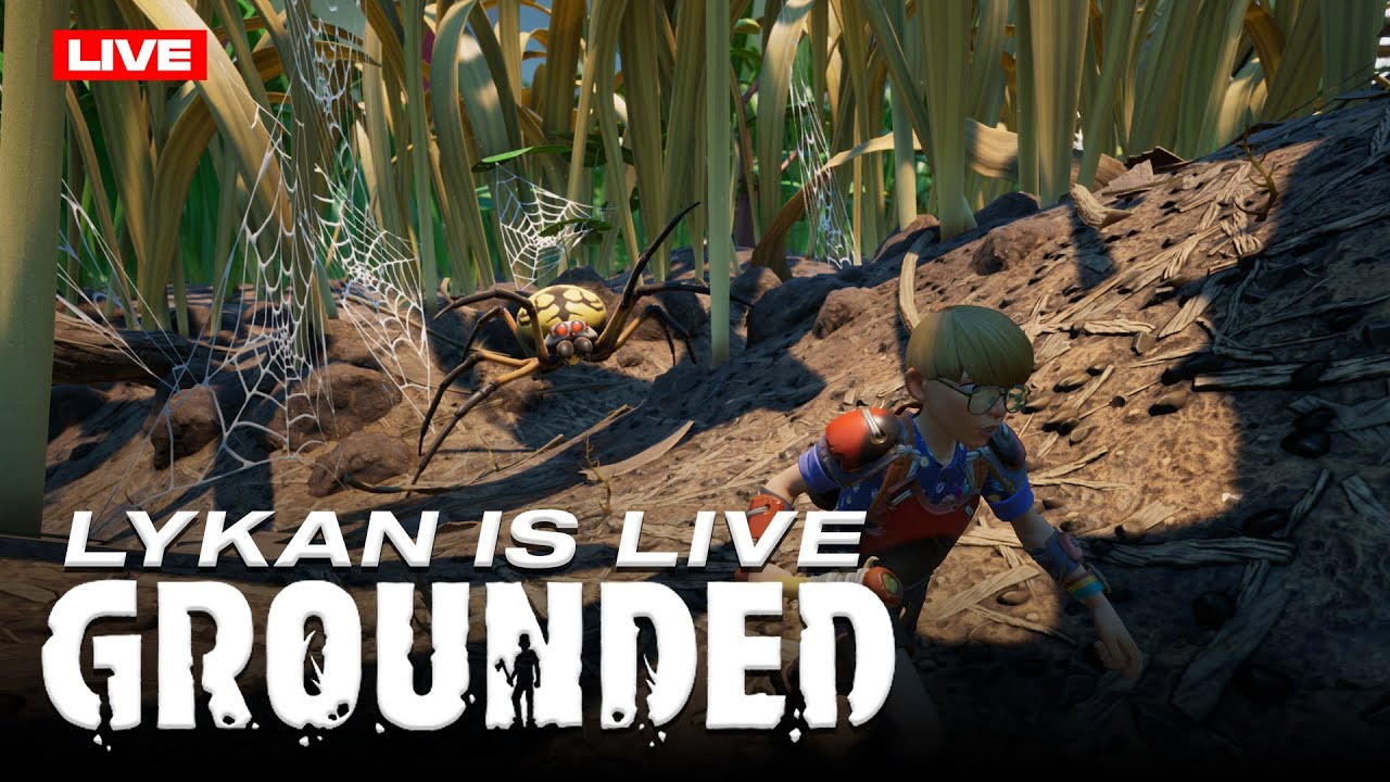 Grounded Multiplayer Game With Friends | Lykan Is Live | #grounded # ...