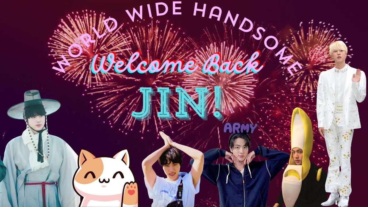 Welcome Back Jin! #jin #btsjin #bts - YouTube