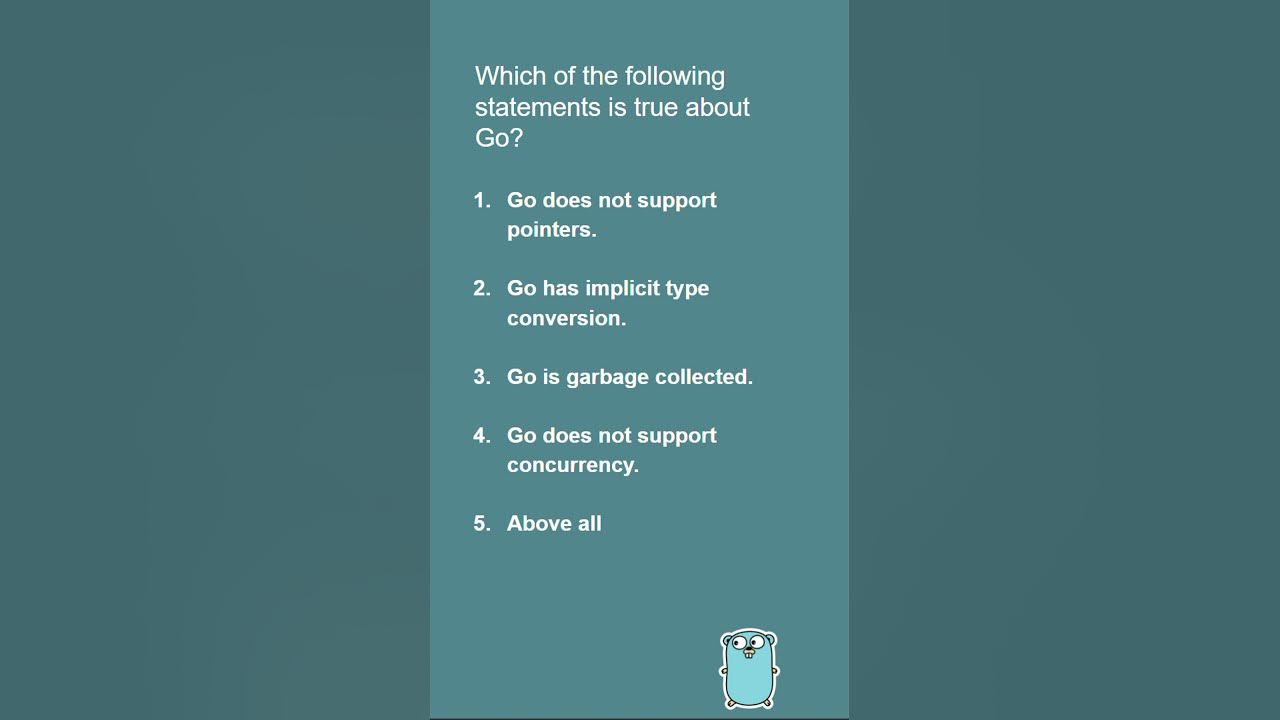 Golang Quiz Question #3 - YouTube