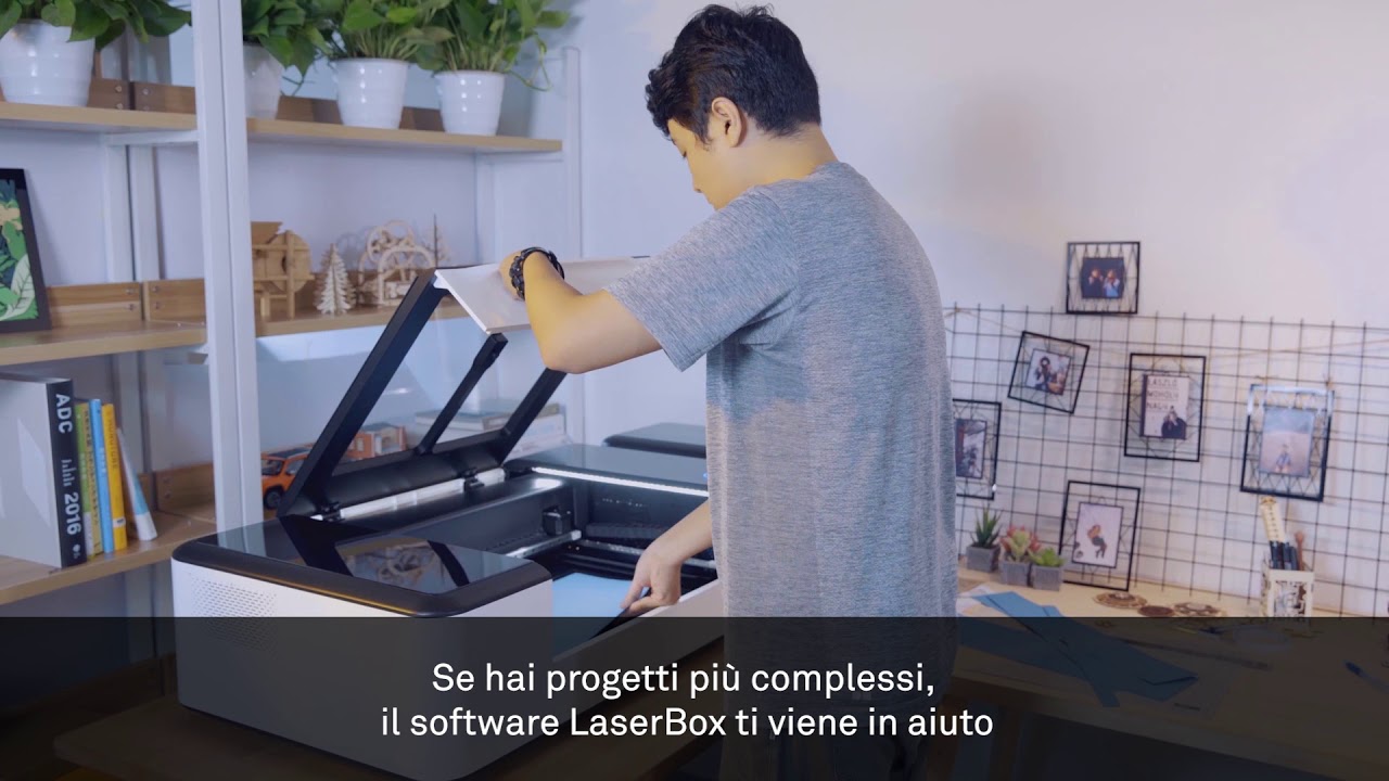 LaserBox di Makeblock: una laser cutter smart adatta a tutti - YouTube