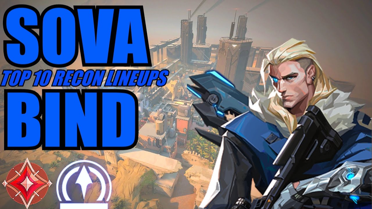 Valorant BEST Sova Lineups Bind - Top 10 Recon Darts - YouTube