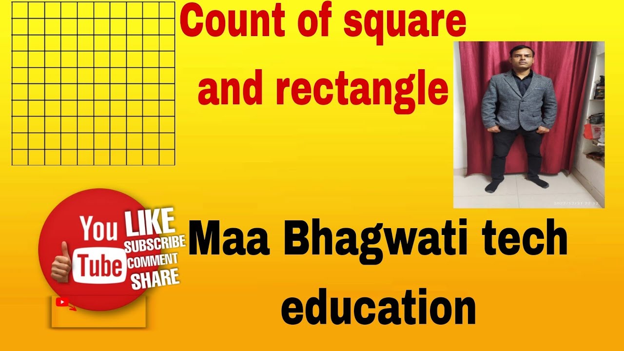 Count number of squares and rectangles - YouTube