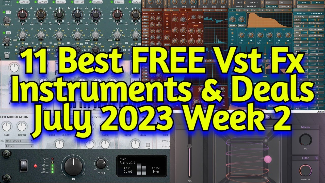 11 Best New FREE VST Plugins, Vst Instruments, Sample Packs & Best ...