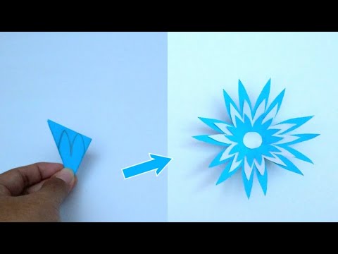 Hoe to make paper flower | Easy paper flower making idea | papercraft ...