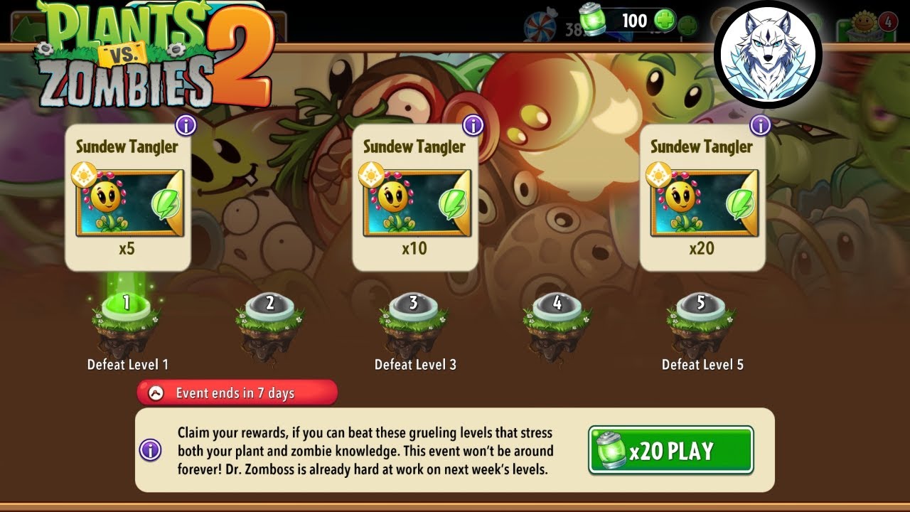 Sundew Tangler Plant Of The Week Event | Plants vs Zombies 2 | PvZ 2 ...