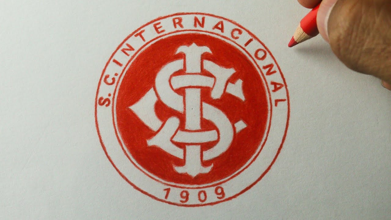 Como desenhar o Escudo do Internacional PASSO A PASSO narrado - YouTube