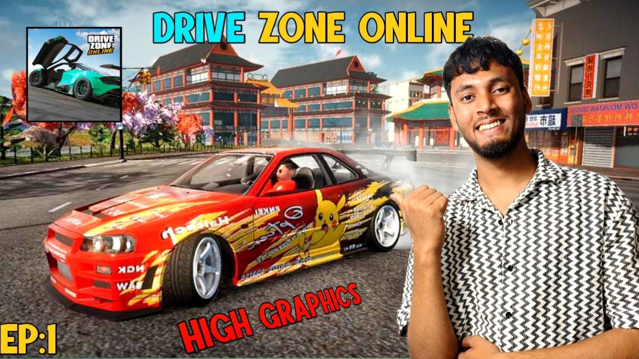First Time playing Car Racing Game | DRIVE ZONE ONLINE | in High ...