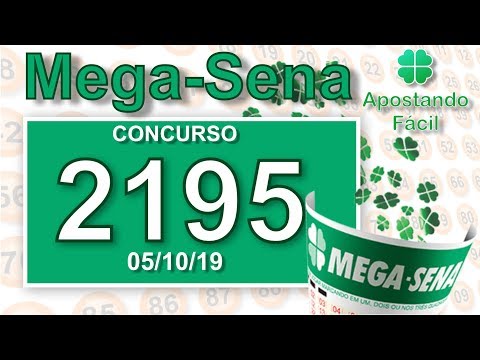 RESULTADO MEGA-SENA - Concurso 2195
