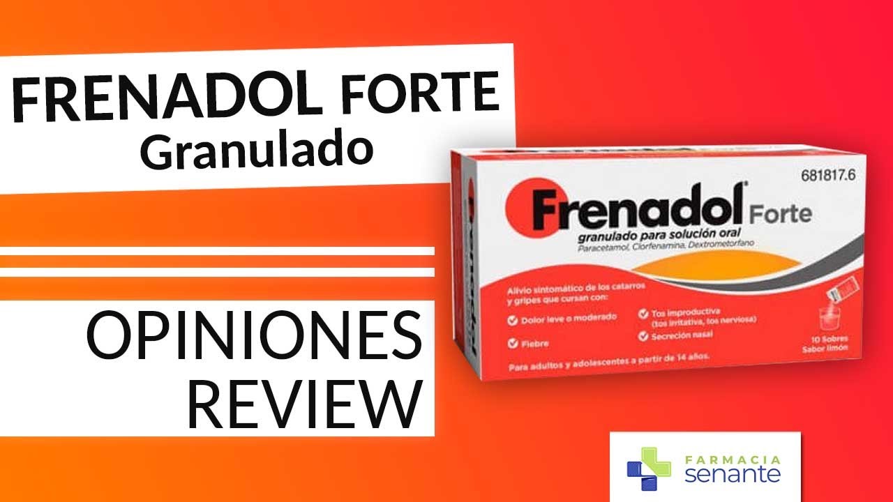 FRENADOL FORTE Para Que Sirve ⭐ Frenadol Forte Prospecto 🍀 FARMACIA ...