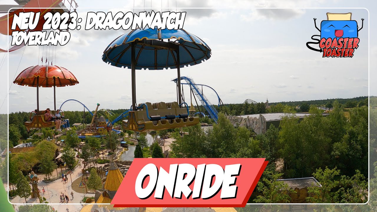 NEU 2023: Dragonwatch - Toverland - Intamin Parachute Tower für die ...