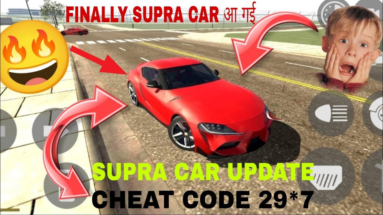 FINALLY SUPRA CAR आ गई 😱|| SUPRA का CHEAT CODE IN VIDEO || INDIAN BIKE DRIVING 3D || AS THE ...