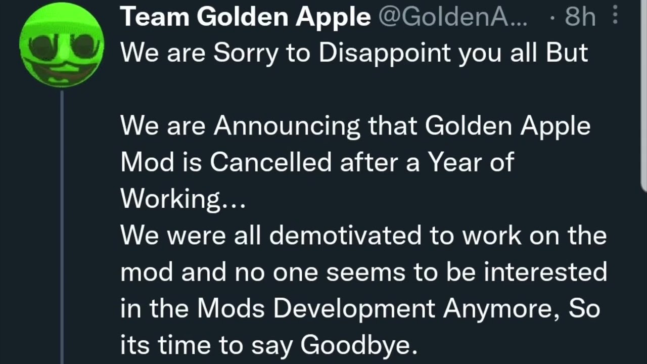 FNF Golden Apple is cancelled… - YouTube