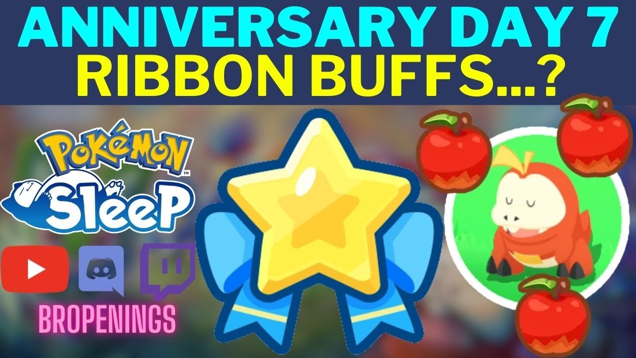 Anniversary Day 7 - First Look at Good-Night Ribbon in #pokemonsleep ...