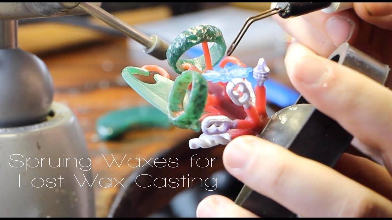 Sprueing Waxes For Lost Wax Casting Youtube