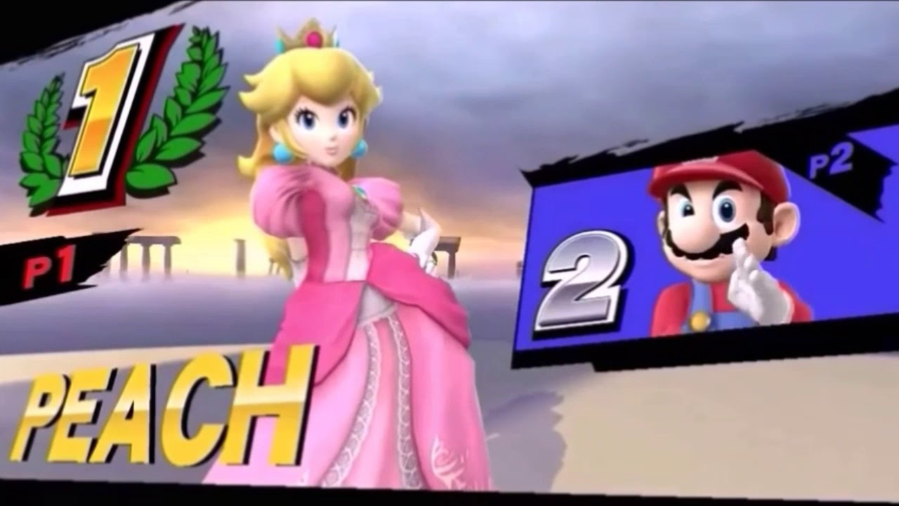Peach's victory pose with different Peach voice edited in - YouTube